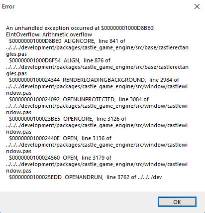 Error If Compile From Castle Editor Castle Game Engine Forum
