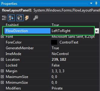 How To Set The Flow Direction Of FlowLayoutPanel In C GeeksforGeeks