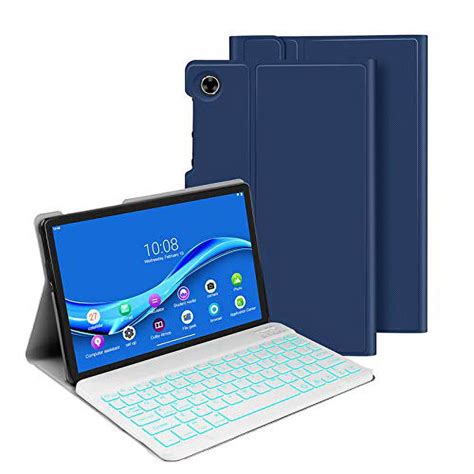 Xiwmix Lenovo Tab M Fhd Plus Backlit Keyboard Case Inch Tb X F Tb X X Slim Case
