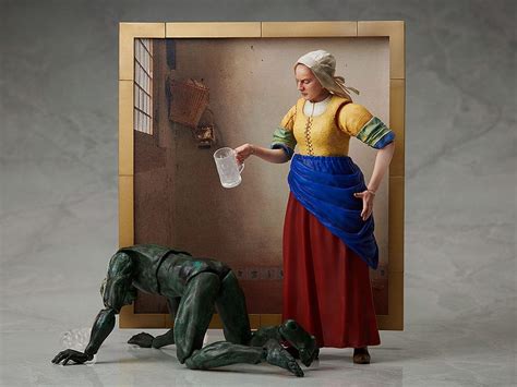 The Table Museum Figma Actionfigur The Milkmaid By Vermeer 14 Cm