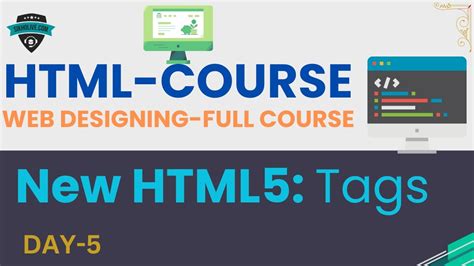 Types Of Html Tags Explained Html5 New Tags Web Designing Full