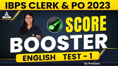 IBPS PO And Clerk 2023 English Test For Bank Exam Part 1 Adda247