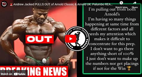 Andrew Jacked Out Of The Arnold Classic Ironmag Labs Bodybuilding