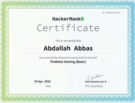 Abdallah Abbas On Linkedin Problemsolving Certification Coding