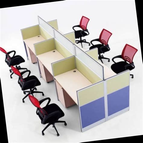4 Seater Aluminium Particle Board Rectangular Modular Office Workstation At ₹ 4000 Piece In Barwala