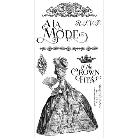 Graphic 45 Gilded Lily Style 1 Cling Stamps By Hampton Art Createncraft
