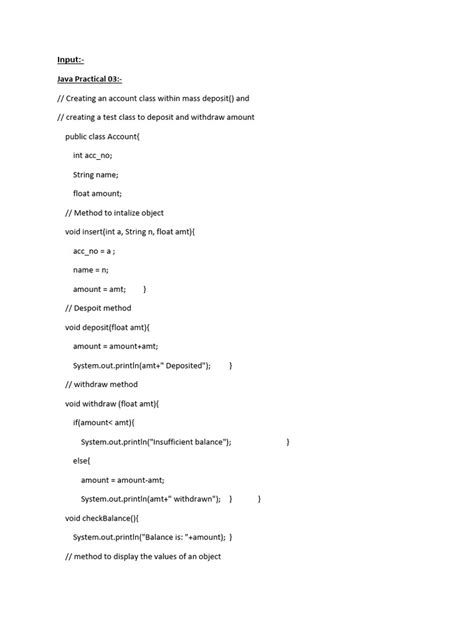Java Practical 03 Pdf