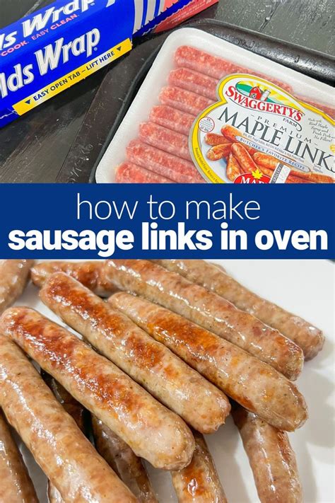How To Cook Sausage Links In The Oven Recipe How To Cook Sausage