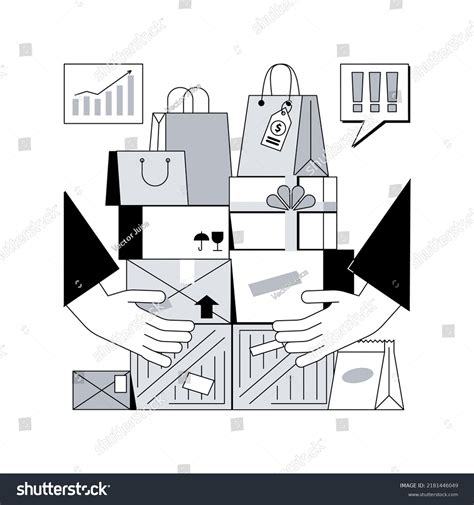 Overconsumption Abstract Concept Vector Illustration Consumption Stock