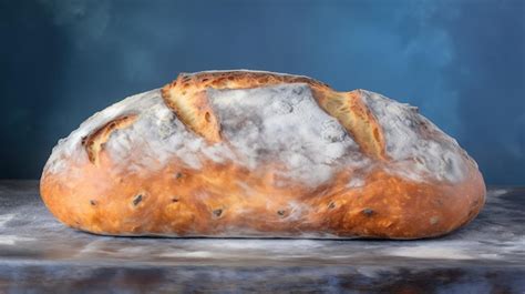 Premium Photo Rustic Oval Loaf Of Bread