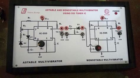 MONOSTABLE MULTIVIBRATOR USING TIMER Kalpanascientific