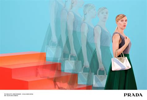 Scarlett Johansson Faces Pradas New Galleria Handbag Campaign