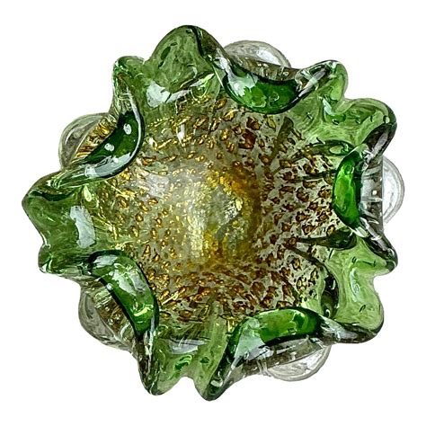 Vintage Italian Art Glass Bowl After Murano Chairish