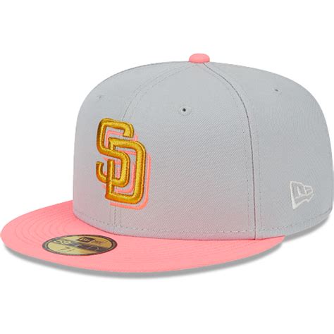 New Era San Diego Padres Metallic City Connect 2023 59fifty Fitted Hat
