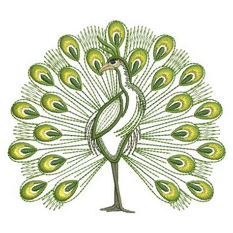 Proud Peacock Machine Embroidery Design Embroidery Library At