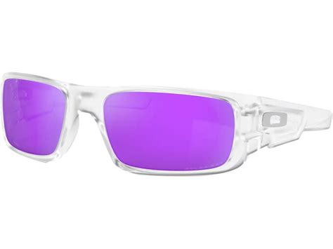 Oakley Crankshaft Polarized Sunglasses Matte Clear Frameviolet