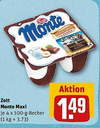 Zott Monte Maxi Angebot Bei REWE 1Prospekte De