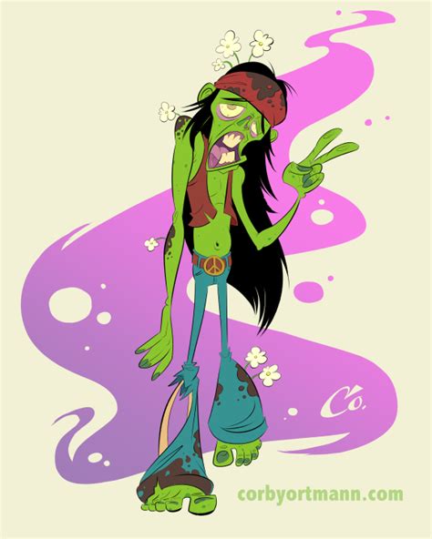 Zombie Hippie By Shaggy28 On Deviantart