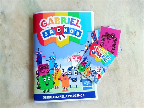 Álbum De Figurinhas Numberblocks Elo7 Produtos Especiais