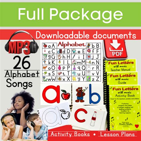 Fun Letters Alphabet Poster Fun Letters With Music