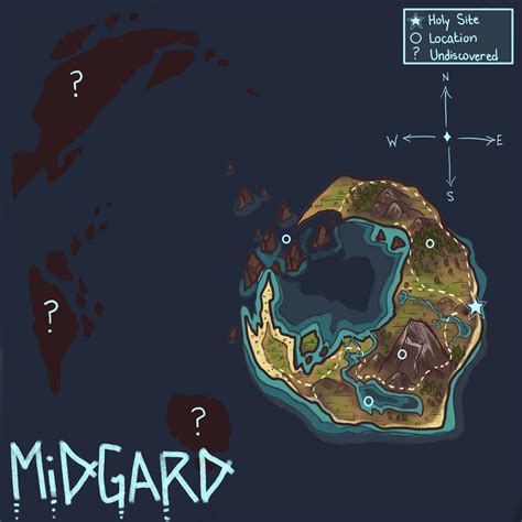 Map Of Midgard By Encryptedmessage On Deviantart