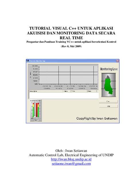 Pdf Tutorial Visual C Untuk Aplikasi Akuisisi Dan Monitoring Data Secara Real Time Pengantar