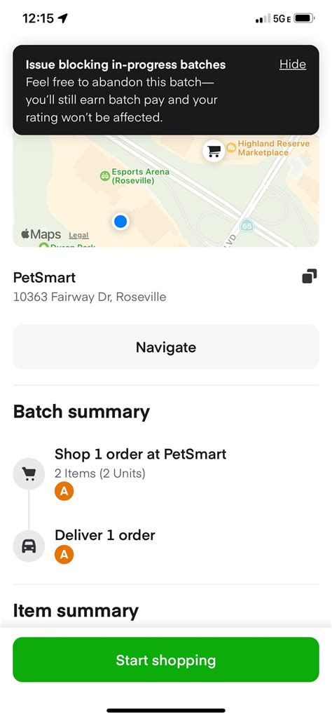 new pop up issue blocking in progress batches r instacartshoppers