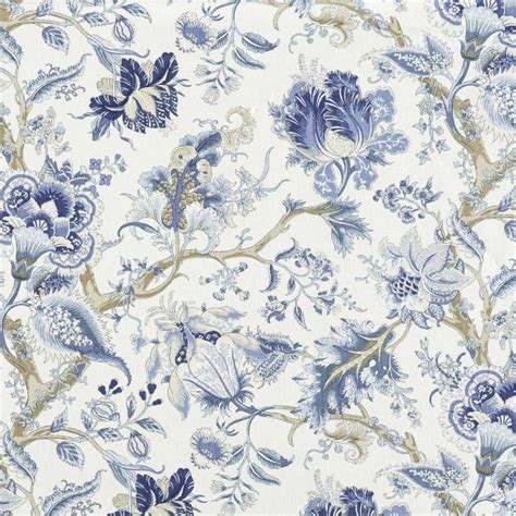 Tree Of Life Linen Fabric Woven Upholstery Fabric Modern Cottage Interiors