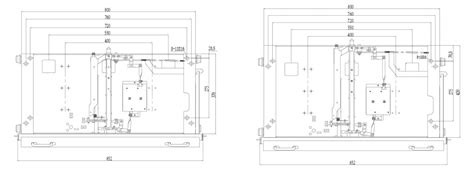 High Voltage 1000mm Vacuum Circuit Breaker Dpc Chassis Truck For