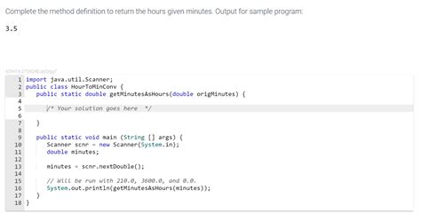 Solved In Java Complete The Method Definition To Return Chegg Com