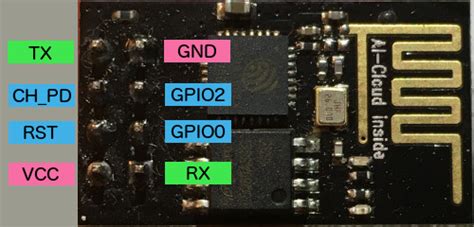 Using An Ftdi To Program An Esp8266 01 The Bushtas