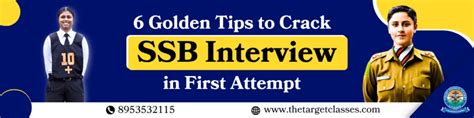6 Golden Tips To Crack Ssb Interview In The First Attempt Target Defence Academy