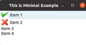 Python How Can I Add Icons For Elements In Qt Listwidget Stack