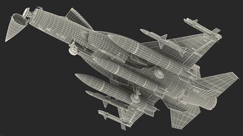 Jf 17 Prototype With Armament 3d Model 169 3ds Blend C4d Fbx