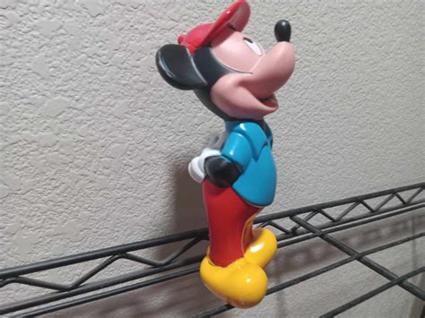 Disney Vintage Mickey Mouse Toy Walt Disney Rubber Pvc Figure Etsy