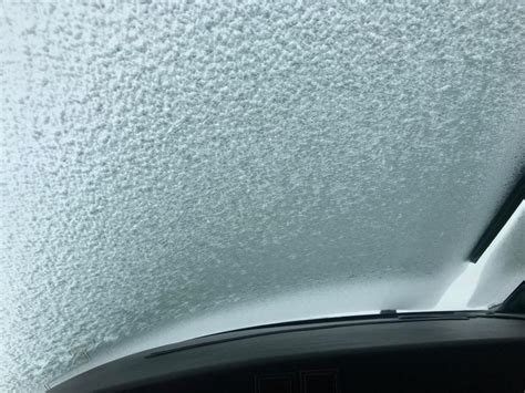 Had An Iced Over Windshield Today Jay Brentzel