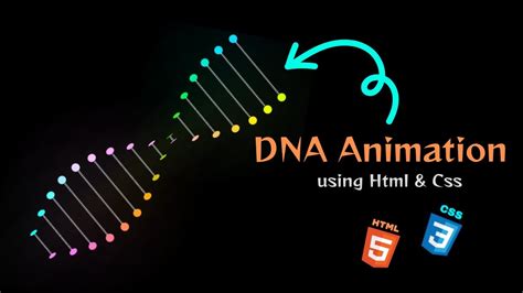 Dna Animation Using Html And Css With Source Code Youtube