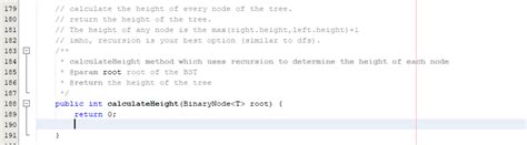 Solved How Do I Calculate The Height Of Each Node And Return Chegg