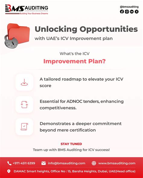 Bms Auditing On Linkedin Unlock Boundless Opportunities With The Uaes Icv Improvement Plan…