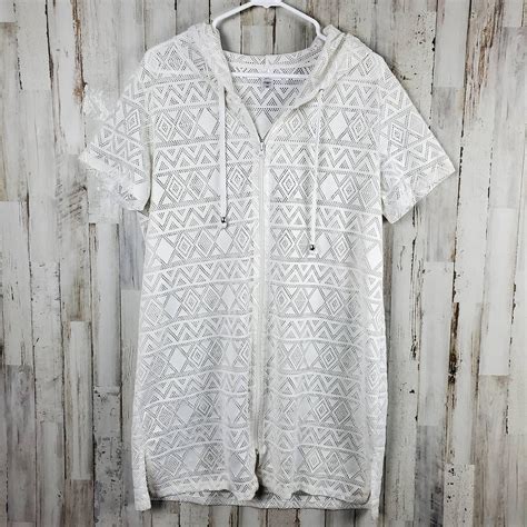 Jaclyn Smith Crochet Swimwear Cover Ups Mercari