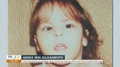 RJ1 TV Rio Sul Caso de criança encontrada morta dentro de mala em