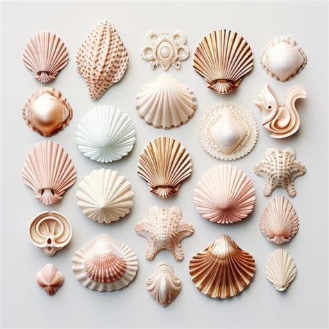 3d Shell Clip Art On White Background Premium Ai Generated Image