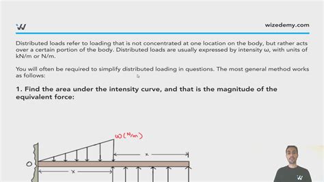Distributed Loads Wize University Statics Textbook Master Wizeprep