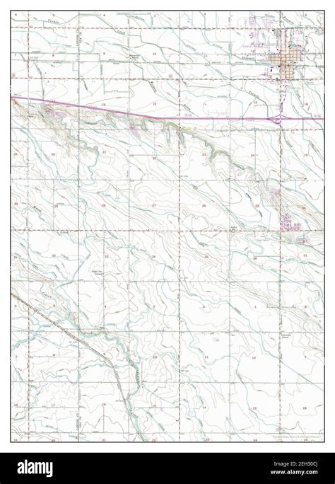 Meridian Idaho Map 1953 124000 United States Of America By