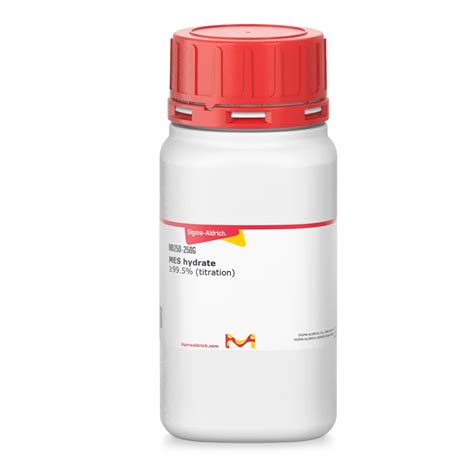 Sigma Aldrich M8250 Mes Hydrate ≥99 5 Titration 50 Kg