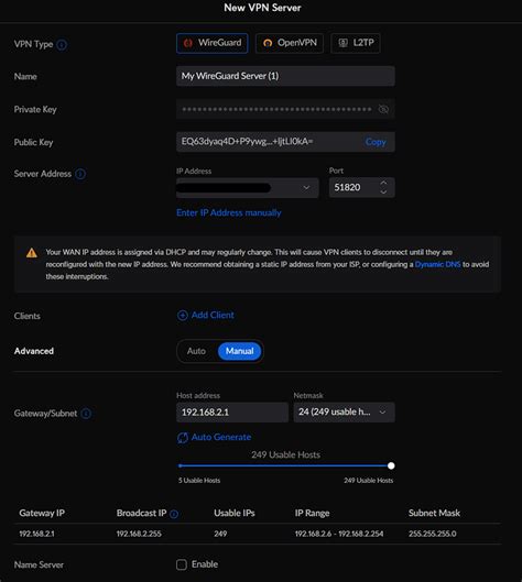 Connecting Unifi Wireguard Server With Gl Routers Vpn Dns Leaks Gl Inet