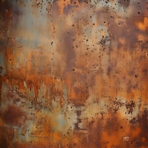 Premium Ai Image Rusted Metal Texture