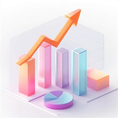 a graph with an arrow pointing up and an arrow pointing up premium ai