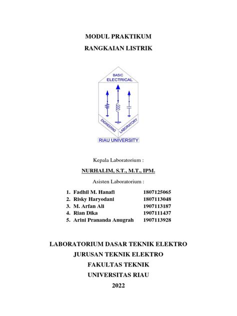 Modul Praktikum Rangkaian Listrik Pdf