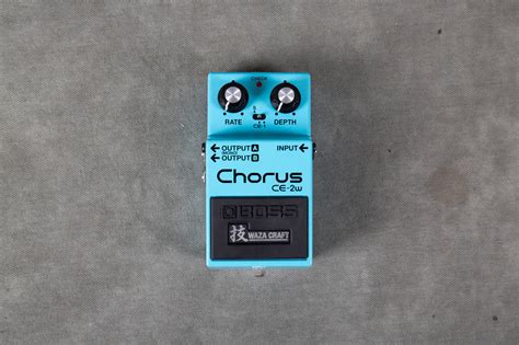 Boss Ce 2w Waza Craft Chorus Pedal 2nd Hand Rich Tone Music